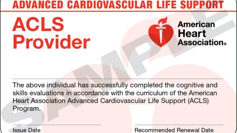 ACLS Provider & Renewal Courses Payment - allgracecollege.education